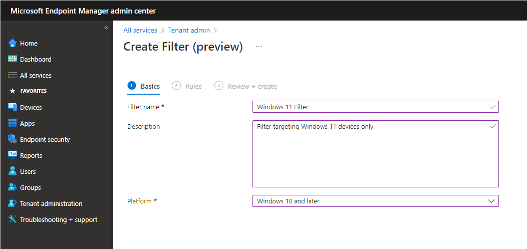 Using Filters to selectively target Intune Apps and Configs - Let's ...